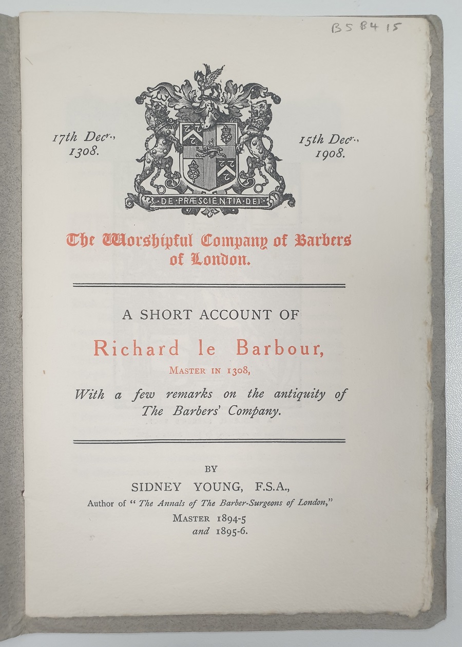 On this Day - 13 December - Barbers Company